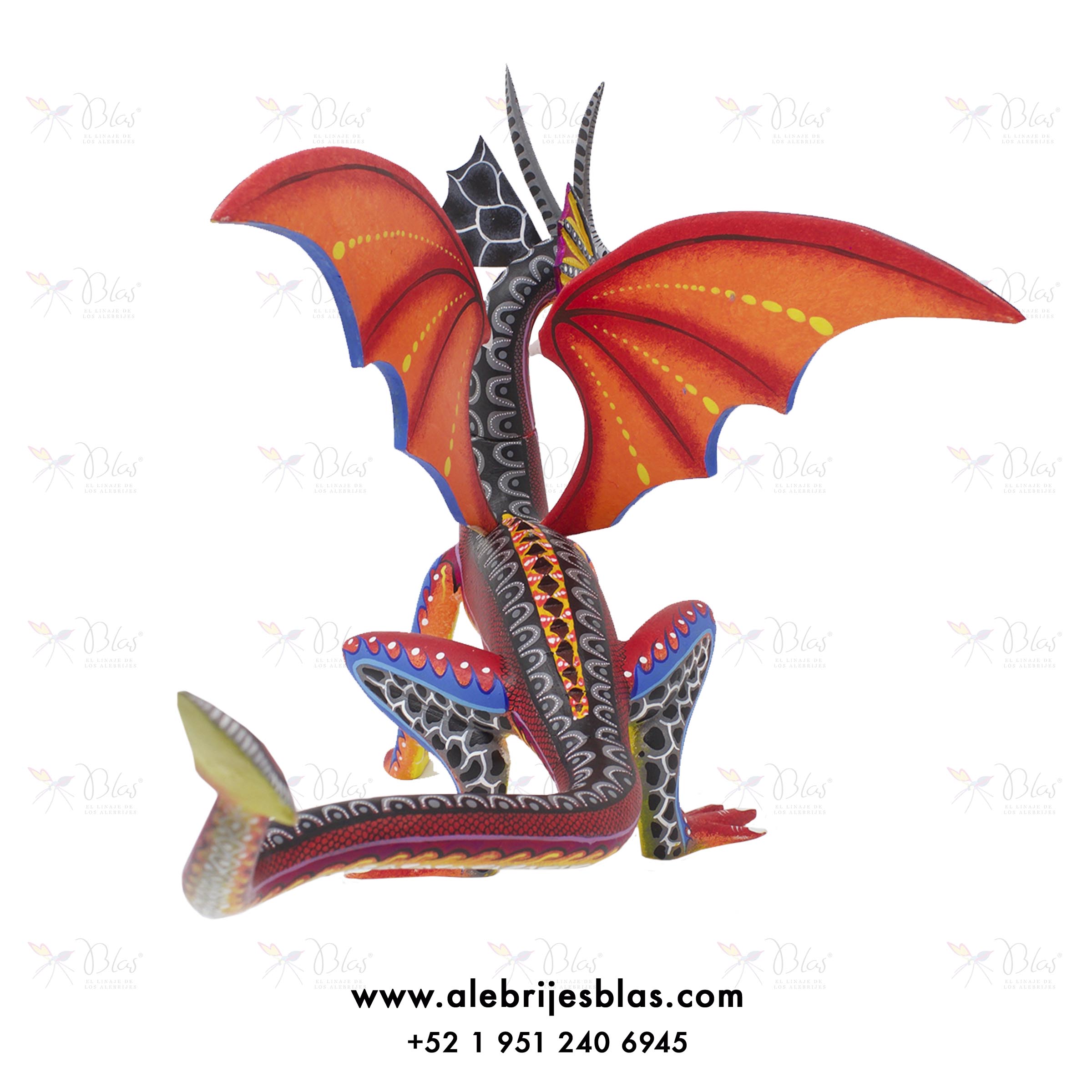 dragon alebrije Oaxaca – Taller Blas