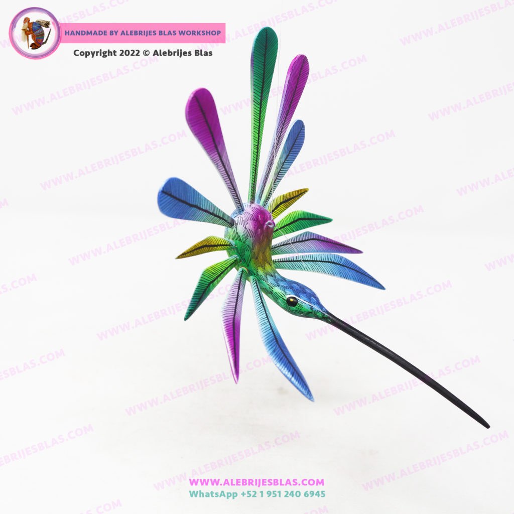 Hummingbird II, Alebrije Colibrí Oaxaqueño – Alebrijes Blas
