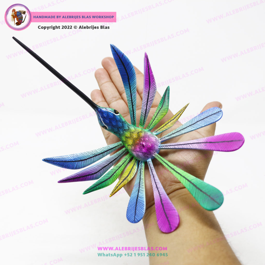 Hummingbird II, Alebrije Colibrí Oaxaqueño – Alebrijes Blas