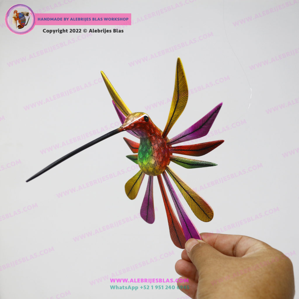 Hummingbird VI, Alebrije Colibrí Oaxaqueño – Alebrijes Blas