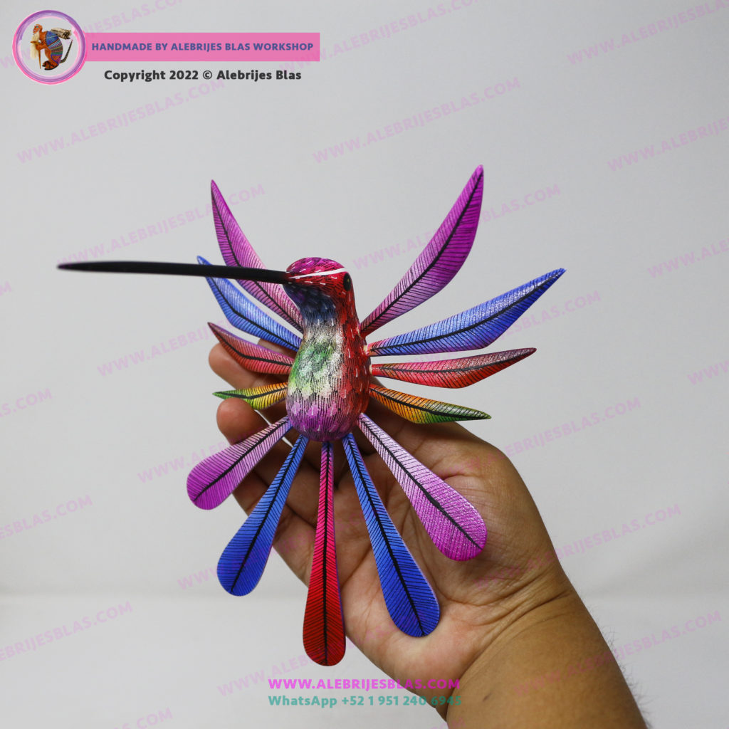 Hummingbird VIII, Alebrije Colibrí Oaxaqueño – Alebrijes Blas