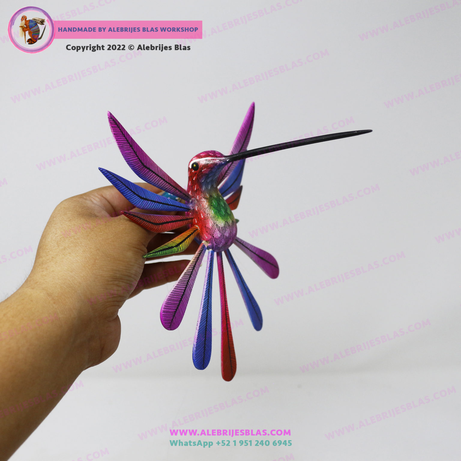 Hummingbird VIII, Alebrije Colibrí Oaxaqueño – Alebrijes Blas