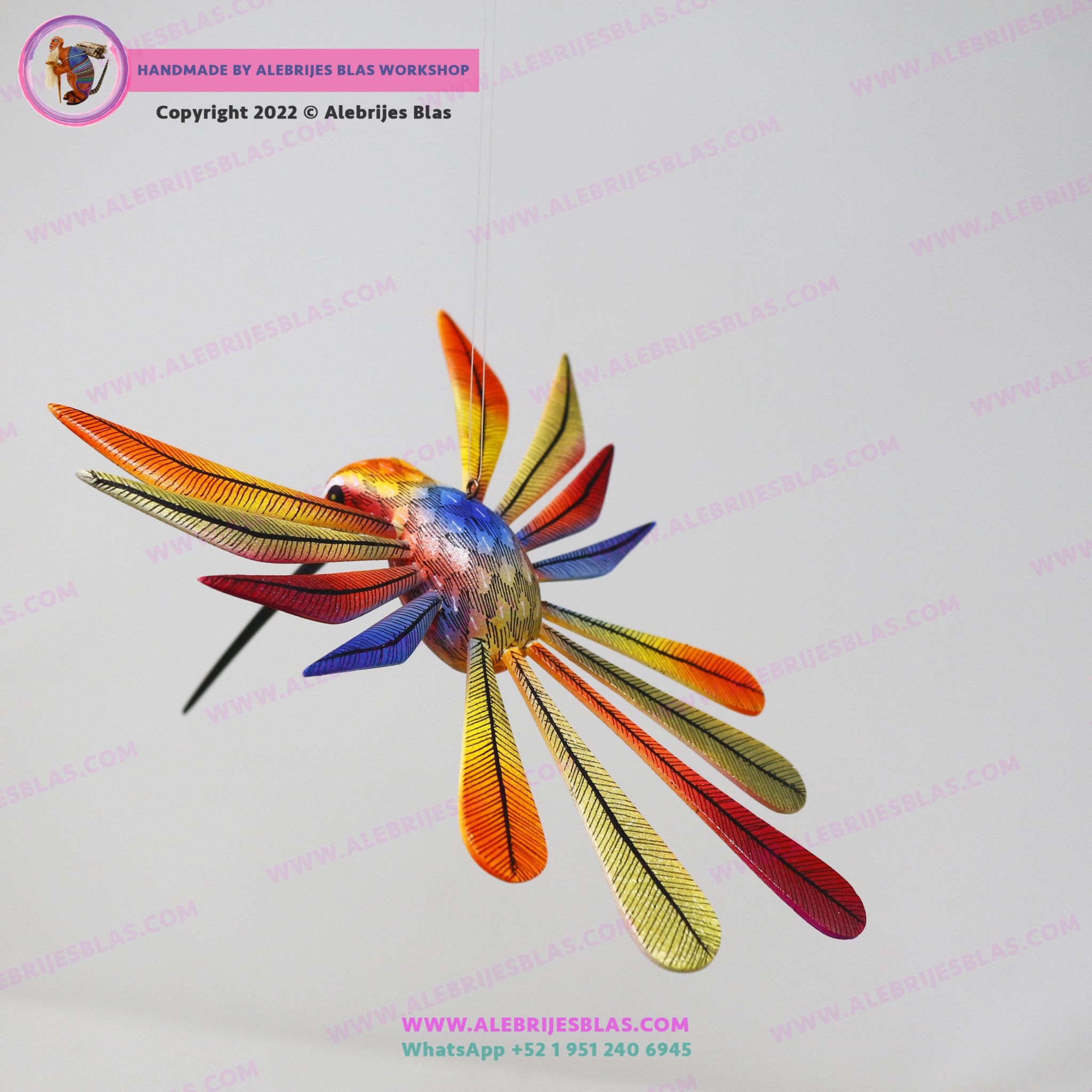 Hummingbird IX, Alebrije Colibrí Oaxaqueño – Alebrijes Blas