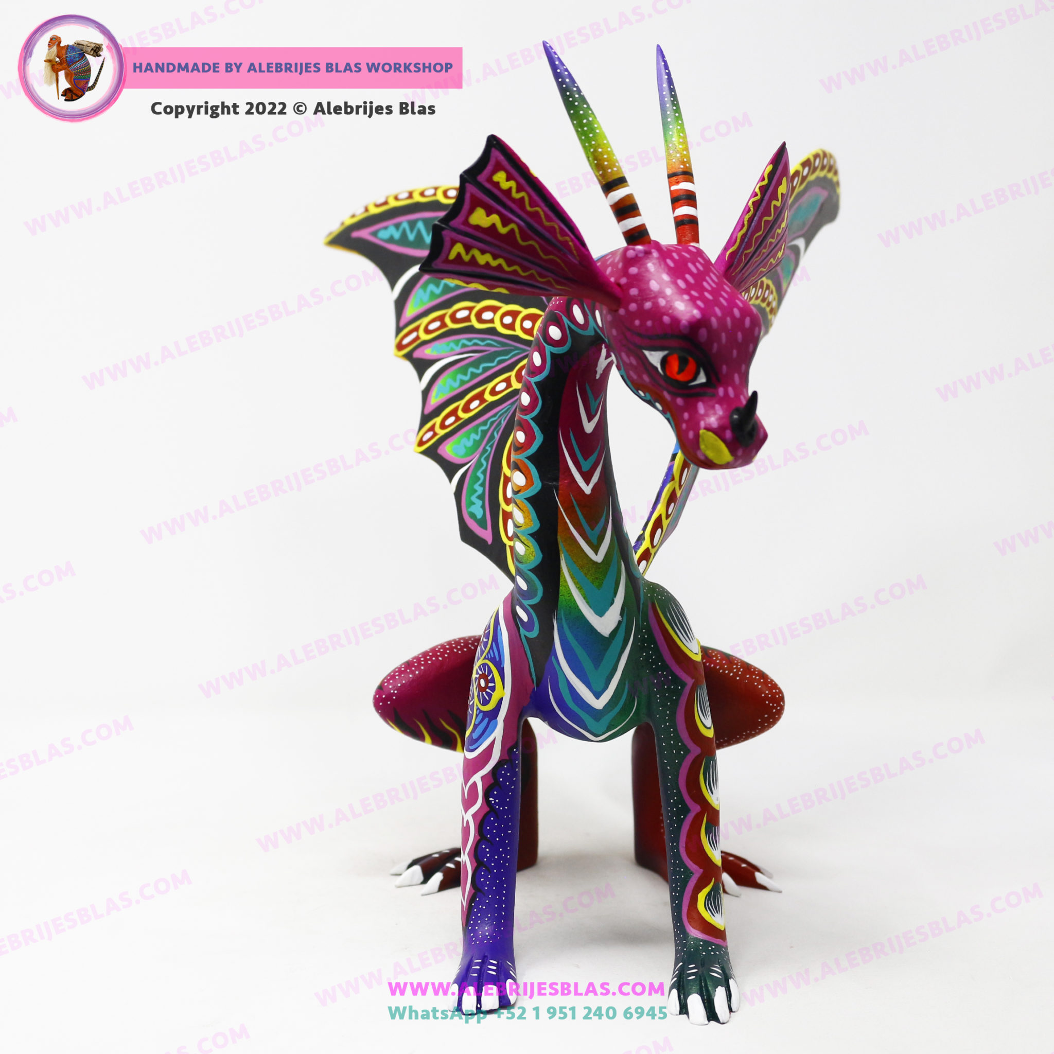 Alebrije Dragón Naciente 2 – Taller Blas