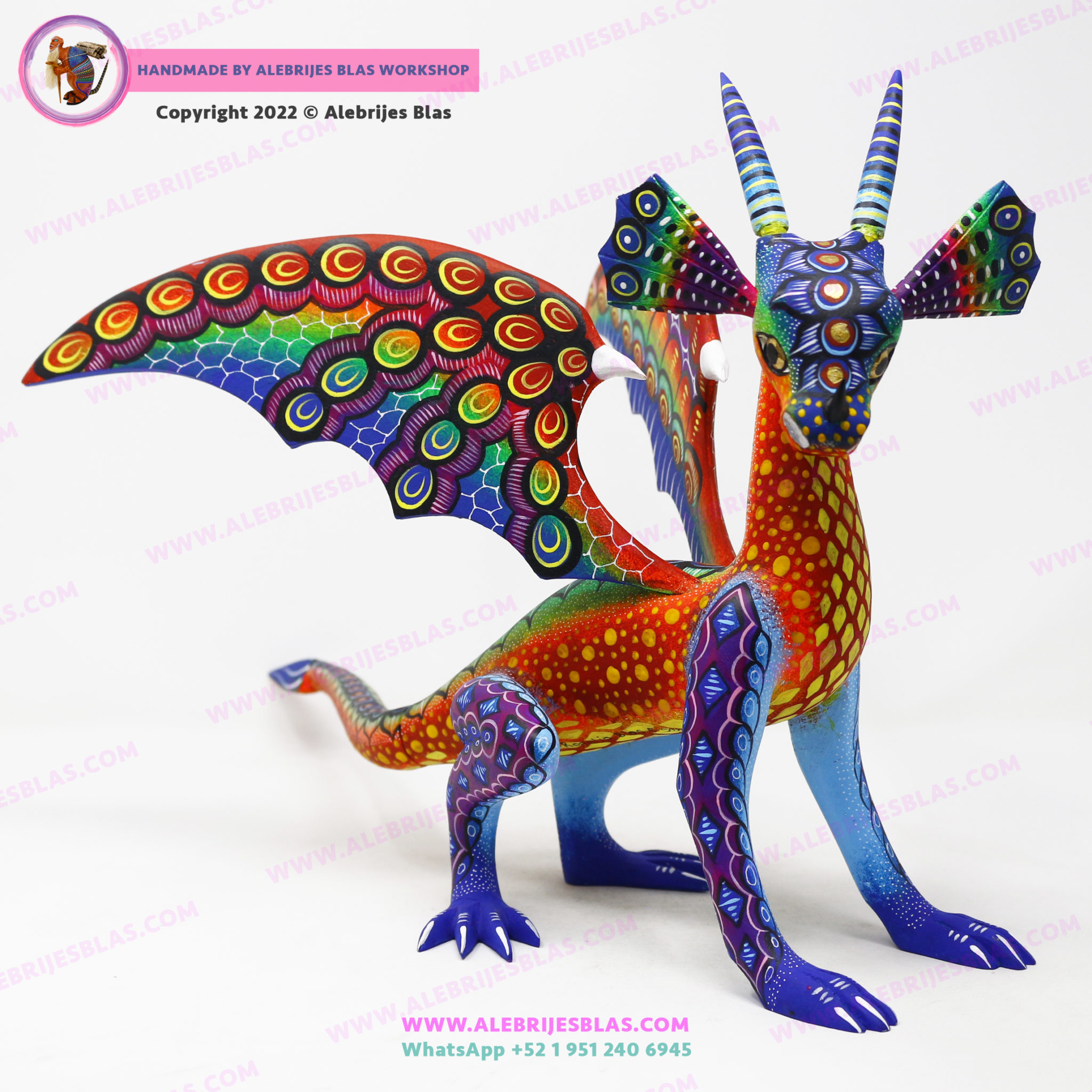 Alebrije Dragón Naciente 3 – Alebrijes Blas