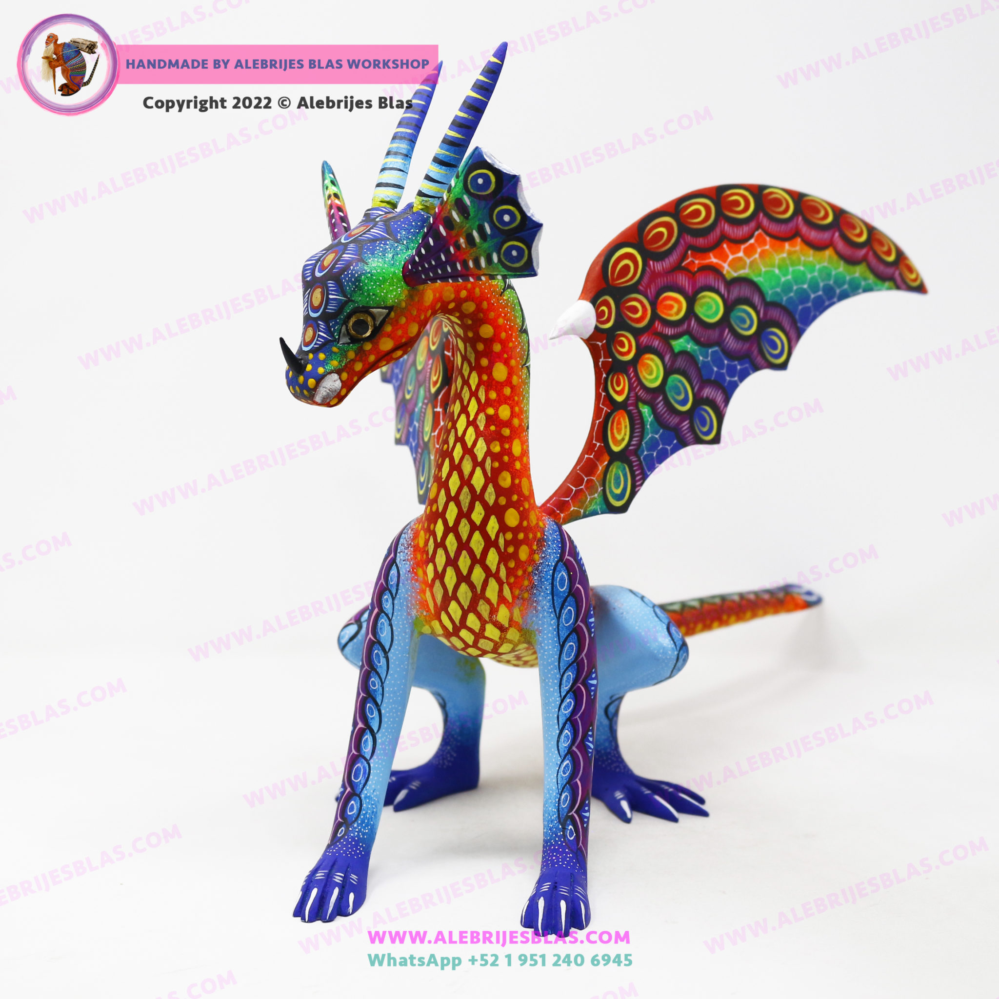 Alebrije Dragón Naciente 3 – Taller Blas