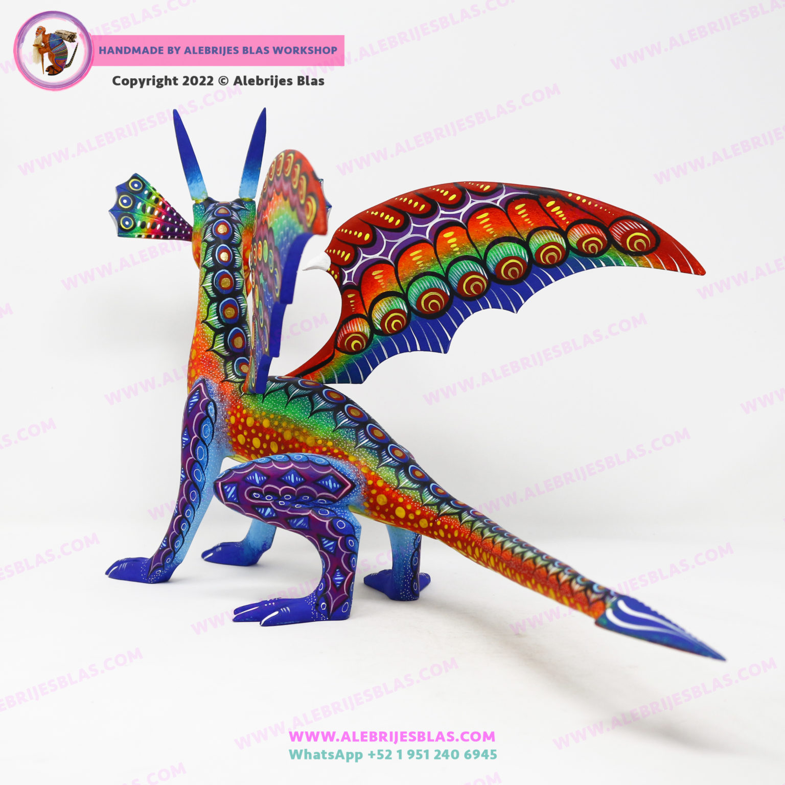 Alebrije Dragón Naciente 3 – Alebrijes Blas