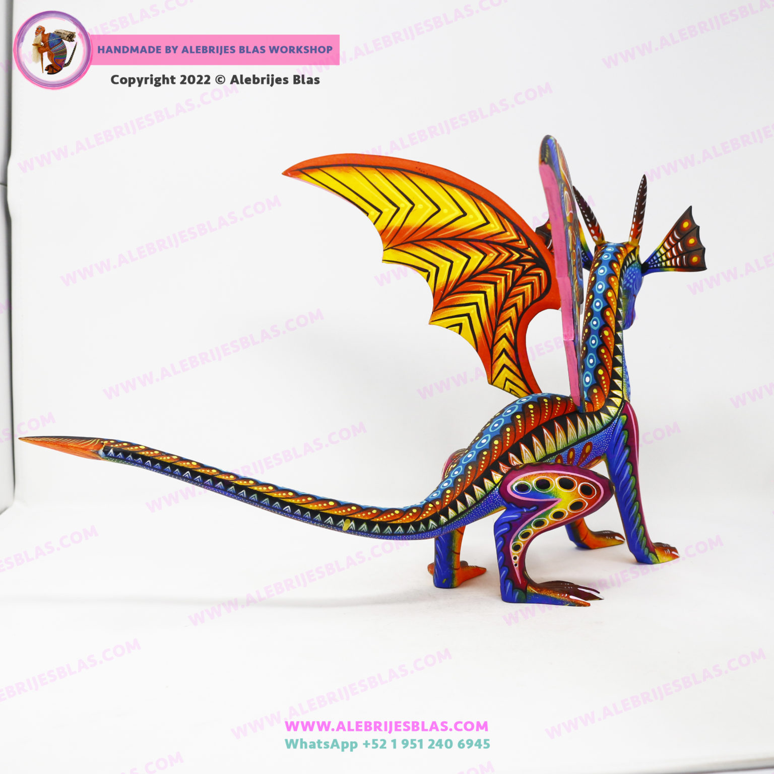 Alebrije Dragón Naciente 5 – Taller Blas