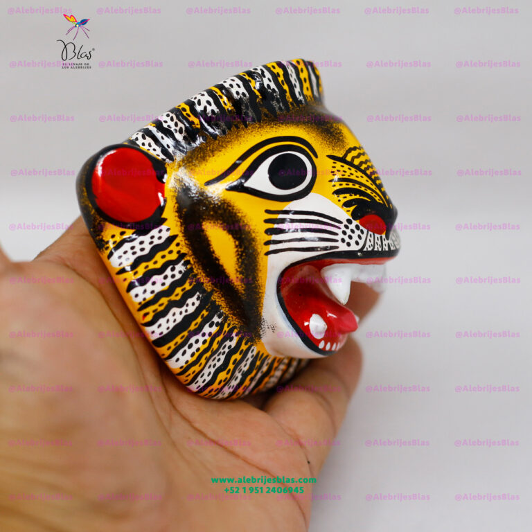 Alebrije Cabeza de León – Taller Blas